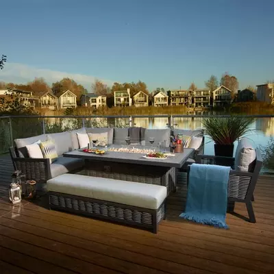 Bramblecrest portofino fire pit set store