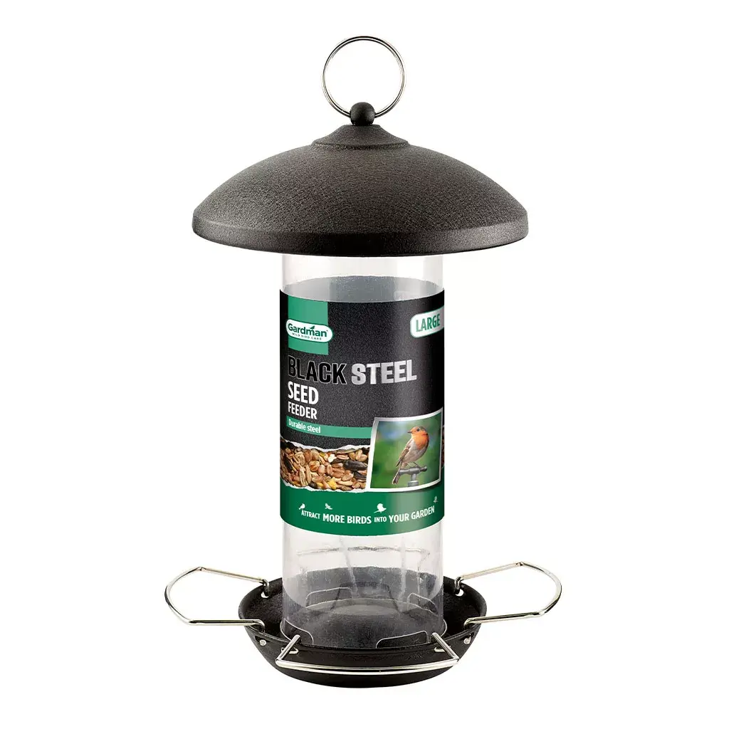 Gardman Black Steel Large Seed Feeder - Codsall & Wergs | Wolverhampton ...