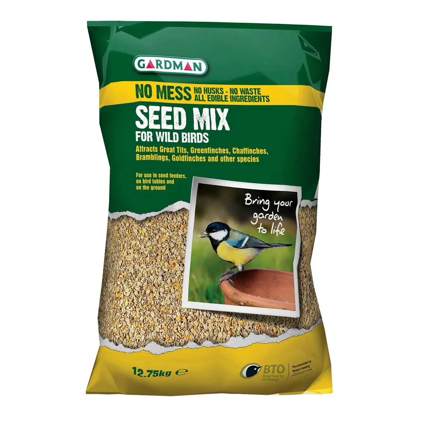 Gardman No Mess Seed Mix 12.75kg + 2kg - Codsall & Wergs ...
